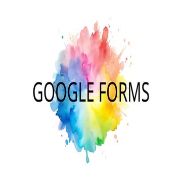 uso de la plataforma digital google form | PPTX