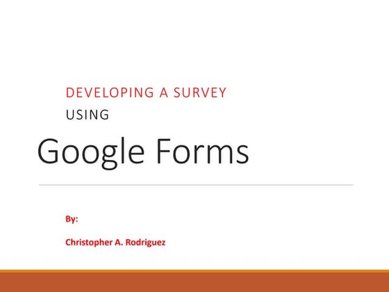 Google forms | PPT
