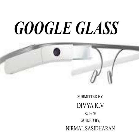 Google glass | PPT