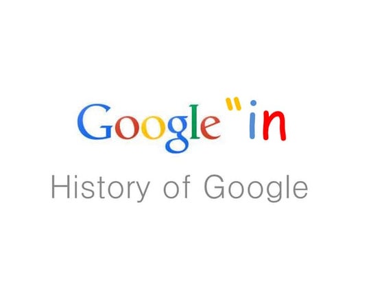 Google logo history | PPTX | Search | Internet