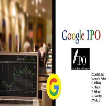 Google ipo | PPTX