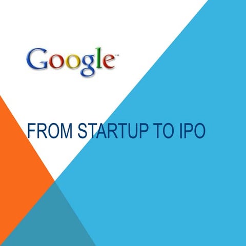 Google´s IPO | PPTX