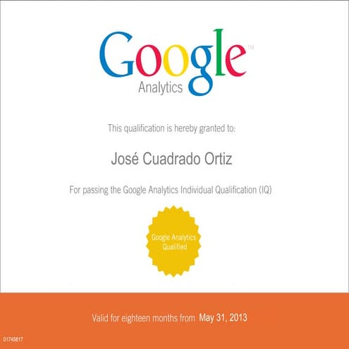 Google Analytics Individual Qualification (IQ) | PDF