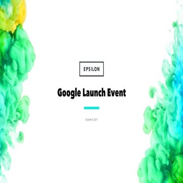 Google Launch Event | PDF