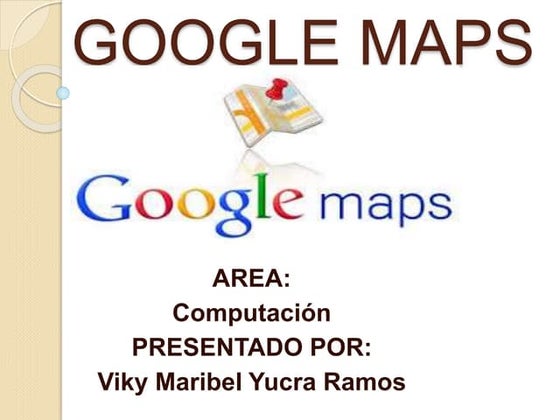 Google Maps Presentation | PPT