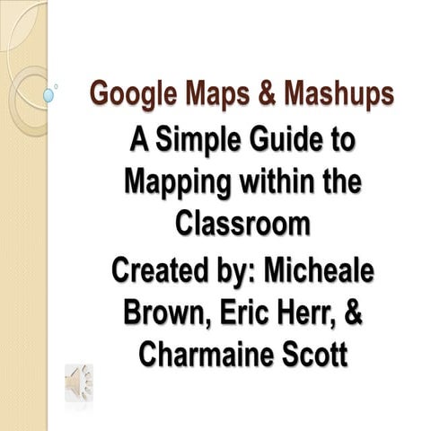 Google maps & mashups 4 | PPTX