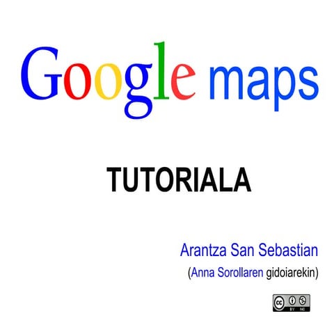 Google maps tutoriala | ODP