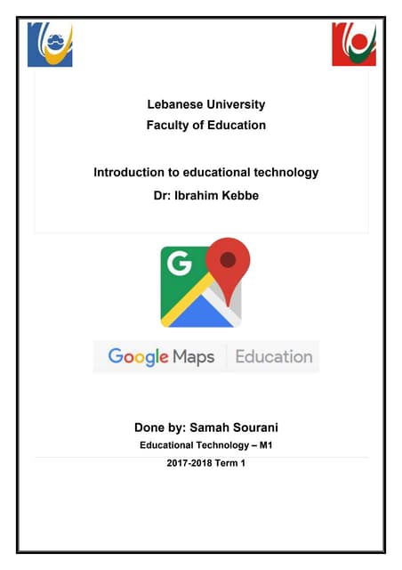 Where are we now? - Using Google Street View for immersive virtual learning activities | PPT