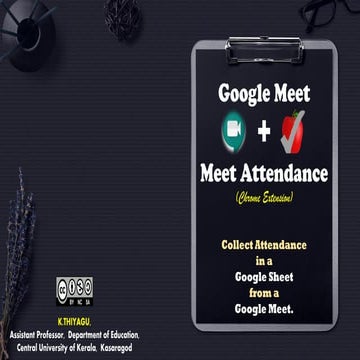 Google Meet Attendance - Thiyagu | PDF