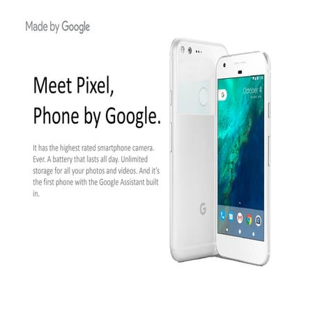 Introducing Google Pixel XL | PDF