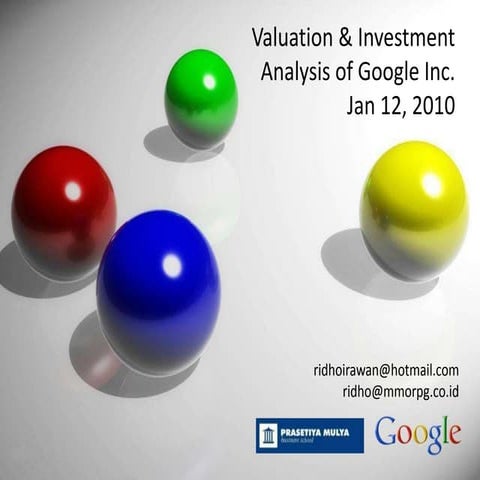 Google Valuation | PPTX