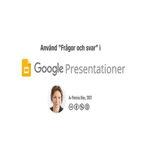 Google Presentationer - Frågor och svar | PDF