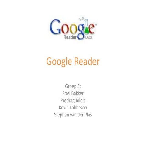 Google Reader 2 | PPTX