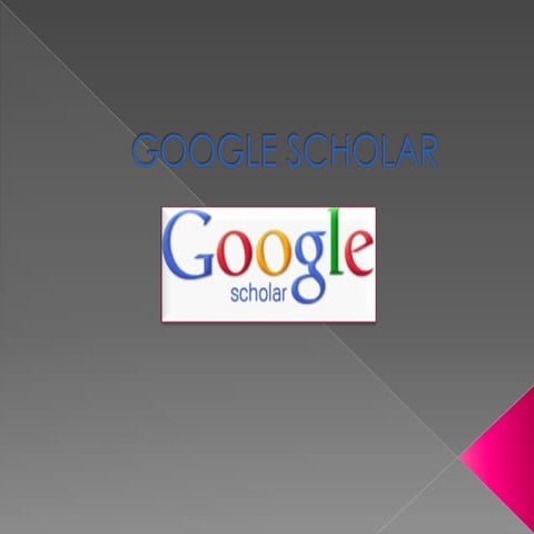 Google scholar | PPTX