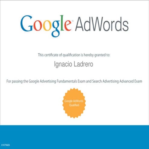 Google AdWords Certified - Search | PDF