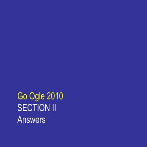 Go Ogle Section Ii 1 25 Key | PPT