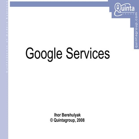 Google Services | ODP