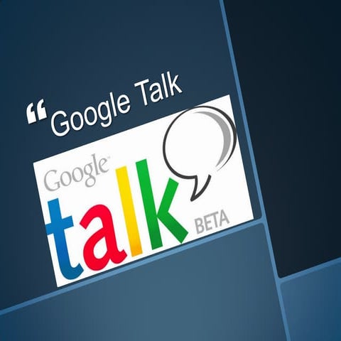 Google talk informatica treball | PPTX