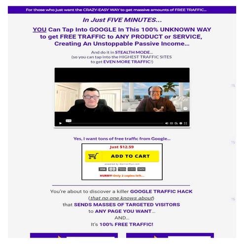 Google Traffic Hack: Boosting Your Website's Visibility | PDF