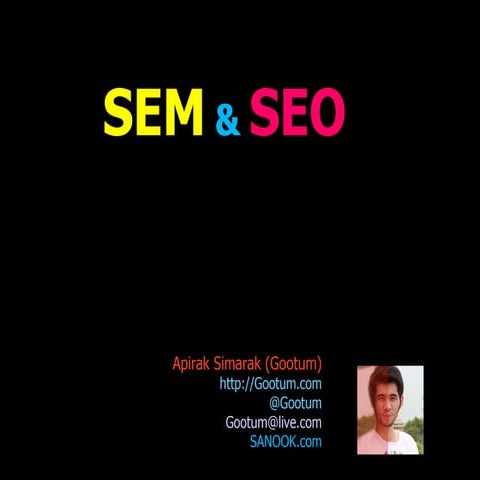 SEM & SEO | PPT