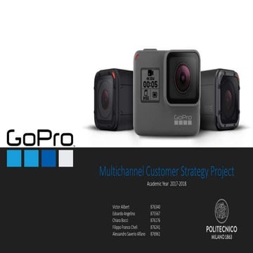 GoPro - Multichannel Customer Strategy Project - final presentation | PPTX
