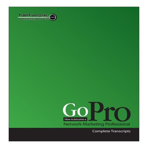 Go Pro Transcripts | PDF