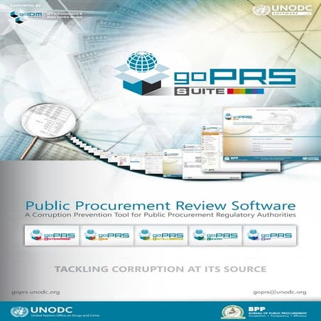 goPRS Suite - Preventing Public Procurement Corruption - Prevenir la corruption dans les marches ...