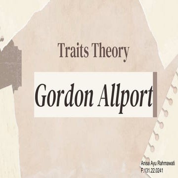 GORDON ALLPORT.pptx