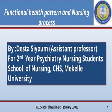 Gordon approach and Nursing process.pptx