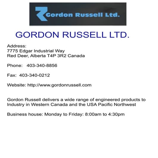Gordon russell ltd. | PDF