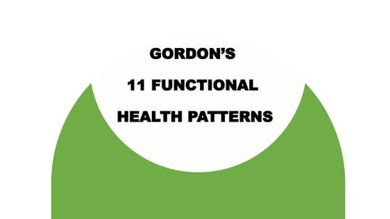 GORDONS 11 HEALTH FUNCTIONAL PATTERNS.ppt