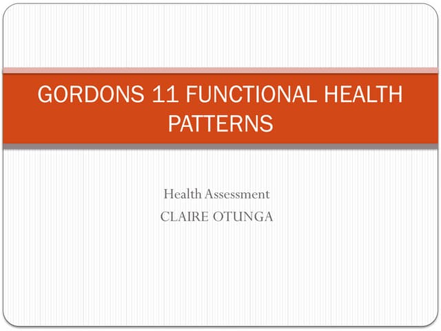 Gordons 11-functional-health-patterns | DOC
