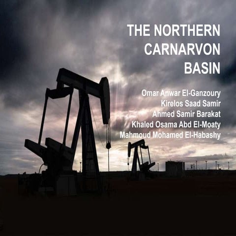 Regional Geology of the Northern Carnarvon Basin. | PPTX