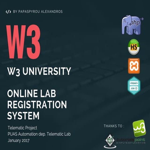 W3 UNIVERSITY | PPT
