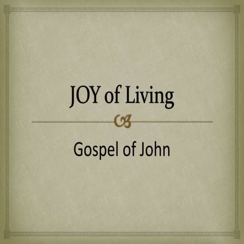 Gospel of John 12 | PPTX