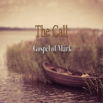 Gospel of Mark, The Call | PPTX