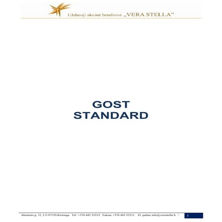 Gost standard | PDF