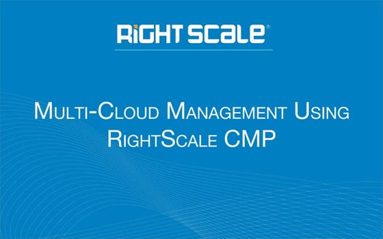 How to Manage Cloud Costs with RightScale Optima | PPT