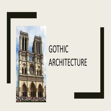 Characteristics of Gothic Architecture | PPT