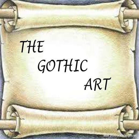 Activities about gothic art | PDF