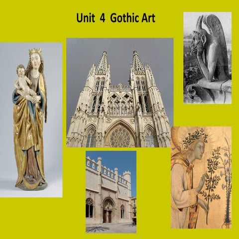 Unit 4 Gothic art and romanesque or gothic | PDF