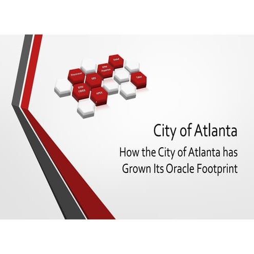 City of Atlanta Oracle Application Footprint | PDF