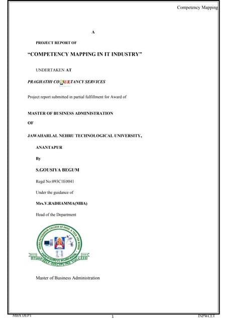 Competency mapping questionnaire_256 | DOC | Resume Writing and Advice | Job Search