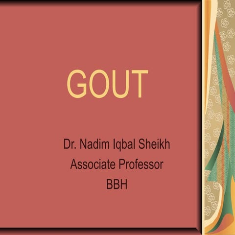 Gout | PPT