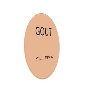 Gout | PPT