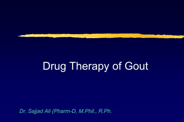 Gout | PPTX