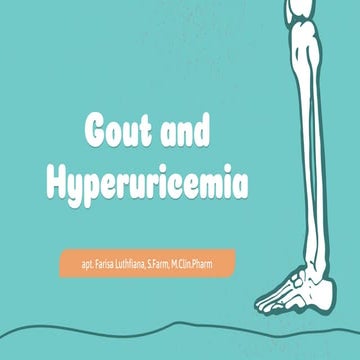 Gout management | PPTX