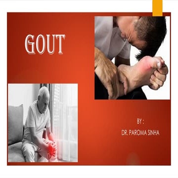 GOUT Definition Pathogenesis Clinical Features Treatment | PPT