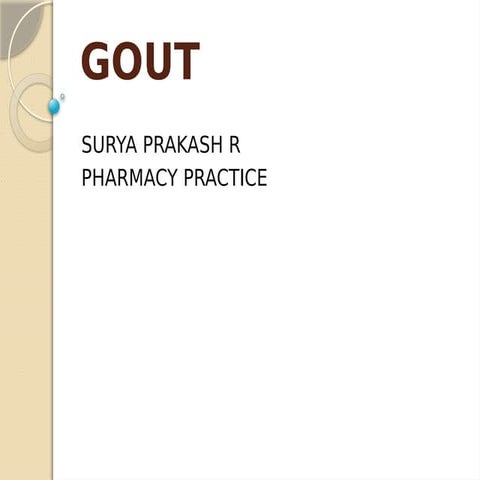Gout | PPT