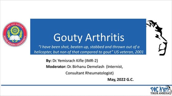 Pathophysiology of Gout | PPT